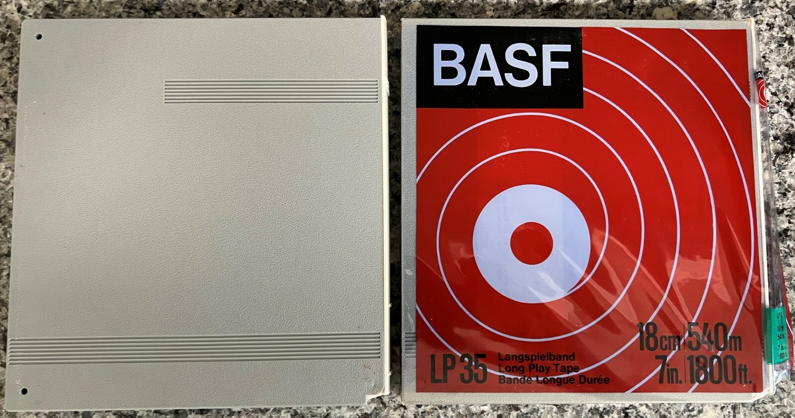 2 BASF Tape LP35 7" 1800' NEW WITHOUT ORIGINAL PACKAGE | eBay