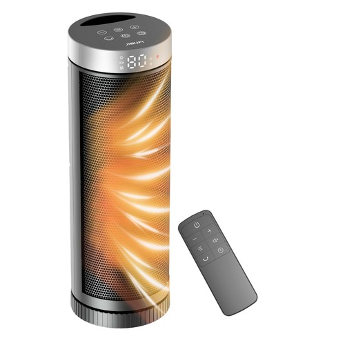 Ceramic Space Heater, Portable Indoor Heater with Remote Control, Three ...