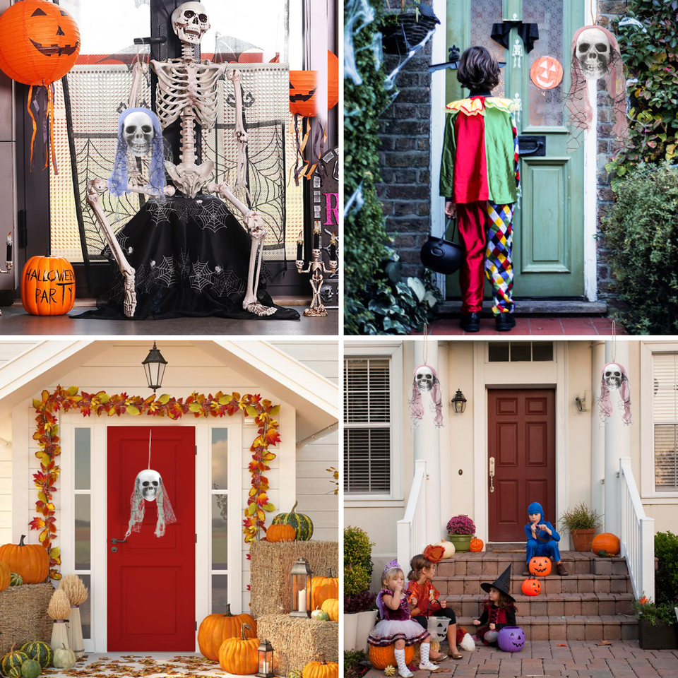 3 Pcs Halloween Hanging Decorations Haunted House Props Horror Scene ...