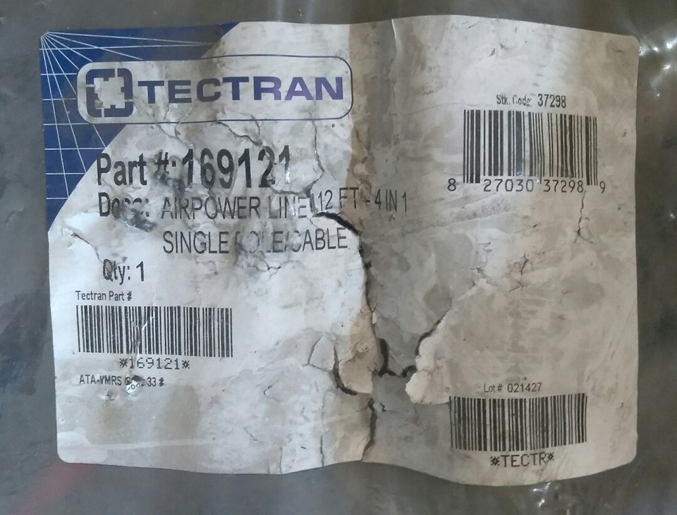 TECTRAN 169121 Single Pole-Single Cable AirPower Lines | eBay