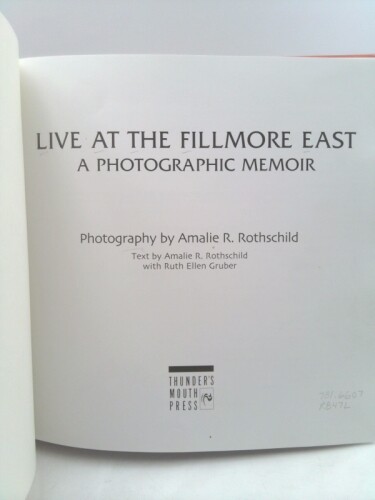 Live at the Fillmore East (CL) by Rothschild, Amalie R. 9781560252443 ...