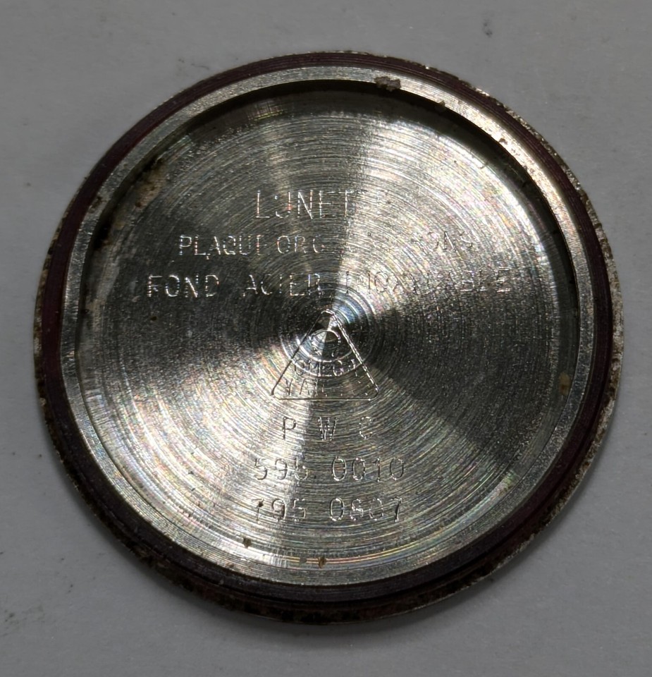 *NEAR MINT* Vintage OMEGA Seamaster Cal.1353 Quartz Push Crown Gold ...