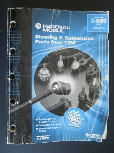 USED TRW Steering & Suspension Catalog X-4000 Parts Book 1998 | eBay