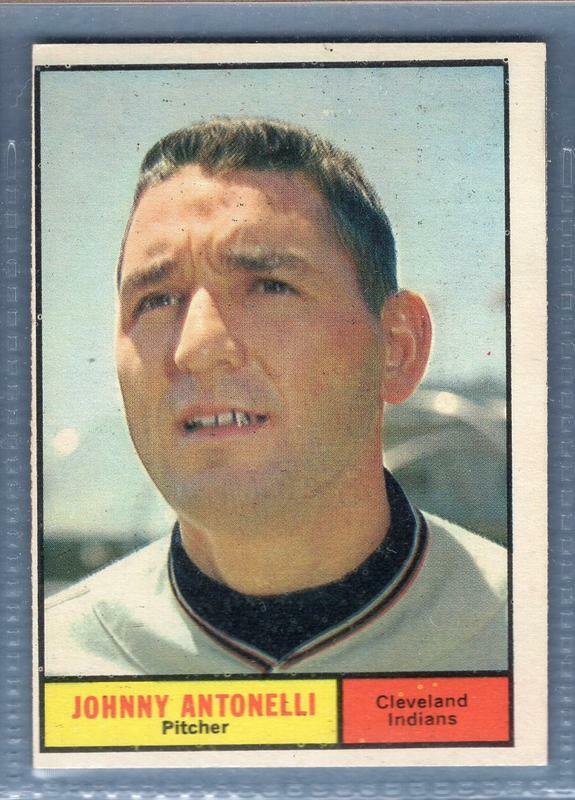 1961 Topps #115 Johnny Antonelli VG-EX GO417 | eBay
