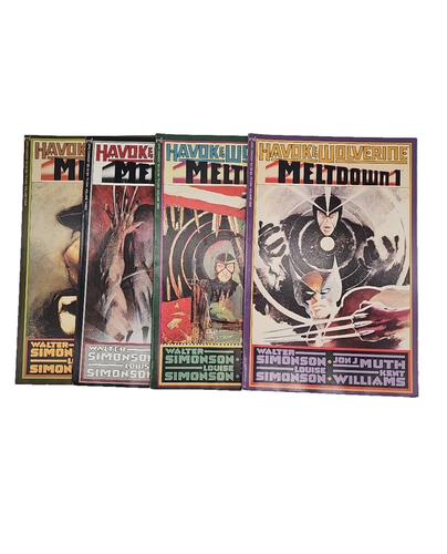 Havok Wolverine Meltdown #1 - 4 Complete Set WALT SIMONSON KENT ...
