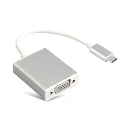 USB 3.1 Type C Video to VGA TV Monitor Projector Adapter for MacBook ...