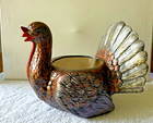 Vintage Thanksgiving Turkey Planter Ceramic Large 8” x 9.5” | eBay