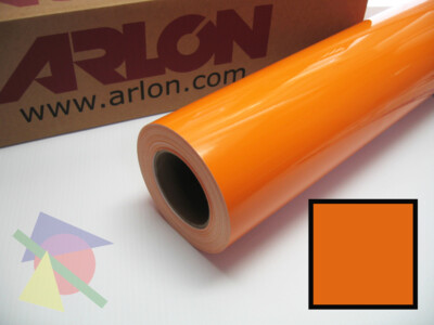 12" X 4ft - Light Orange Arlon 5000 Craft & Hobby Vinyl - (Liquidation ...