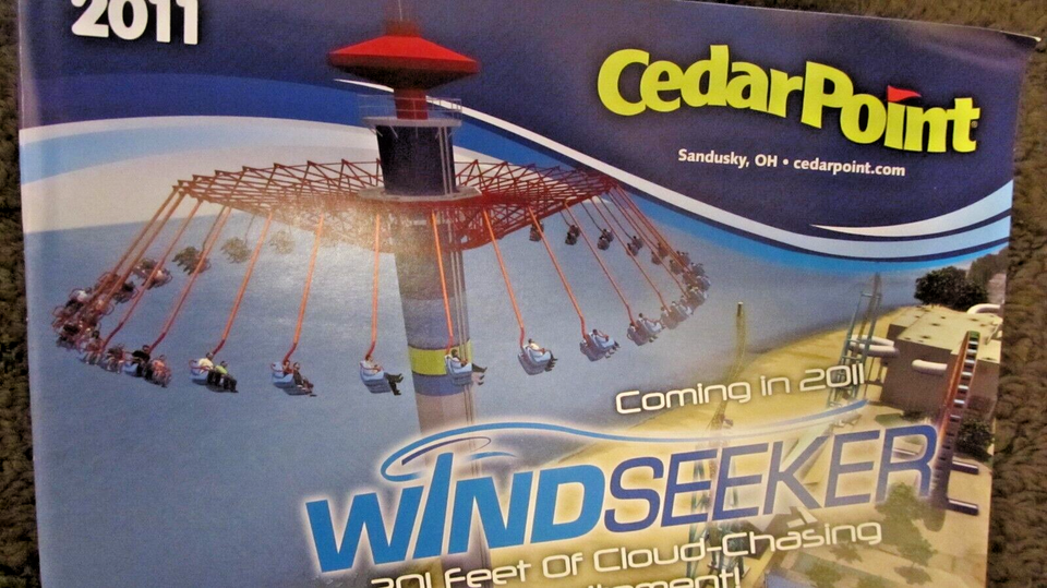 2011 ~ Cedar Point Amusement Park Group Folder / Booklet / Map ...