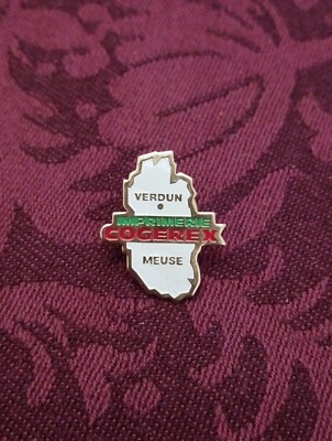 Pin's Pins Pin Enamel 18 Société Imprimerie VERDUN "COGEREX" | eBay