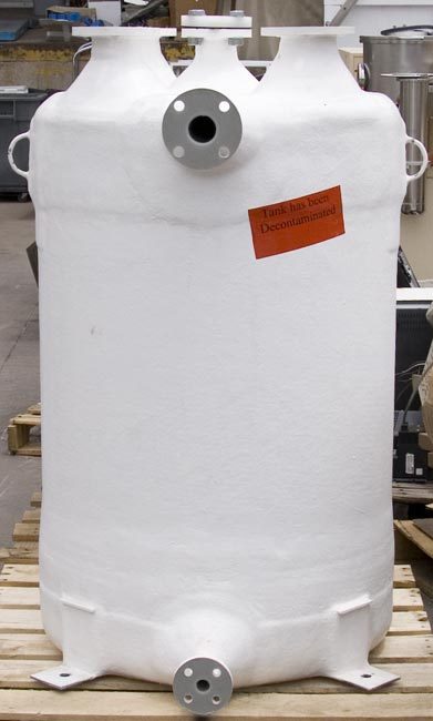 Raven Industries 100 Gallon Chemical/Acid Storage Tank 3mm PVDF Liner ...