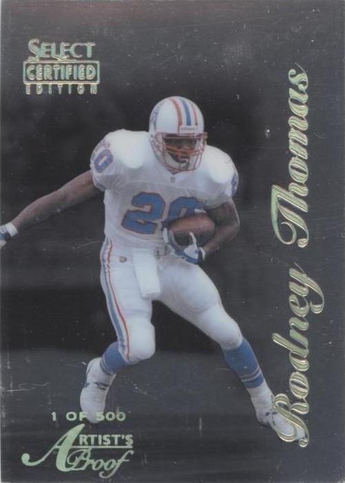 1996 Select Certified Edition - Rodney Thomas #23 Artist's Proof /500 ...