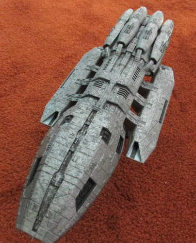 Assembled & Painted Moebius Battlestar Pegasus Model 17 inches | eBay