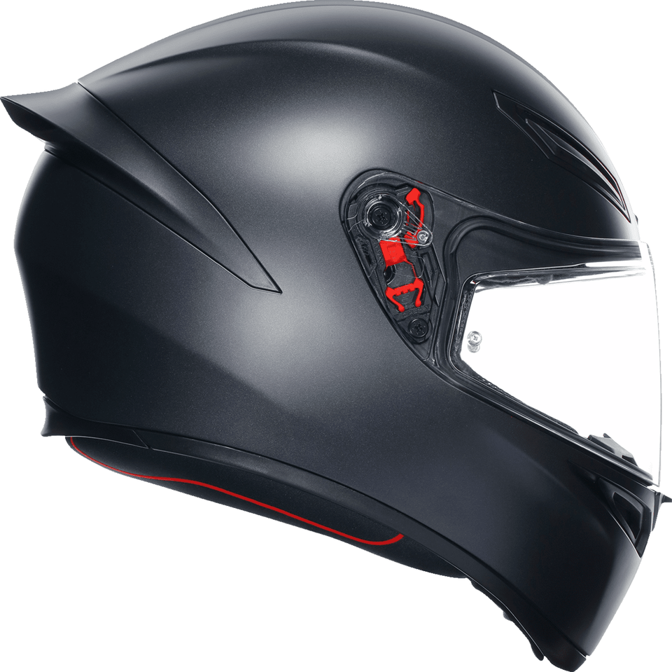 AGV Helmets K1 S Solid Full Face Motorcycle Helmet - Matte Black ...