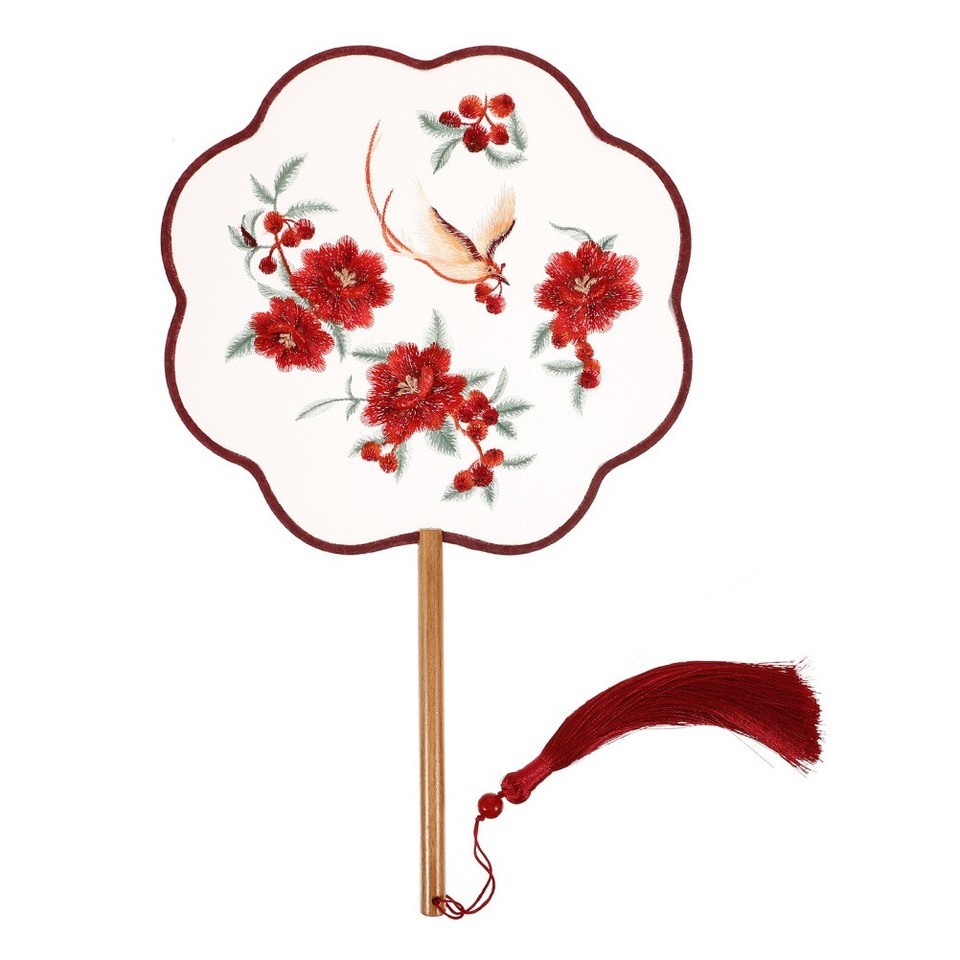 Wedding Dancing Party Fans Asian Handheld Chinese Dance Ancient Style ...