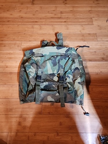 Vintage USGI Military Combat Patrol Pack M81 Woodland Camo | eBay
