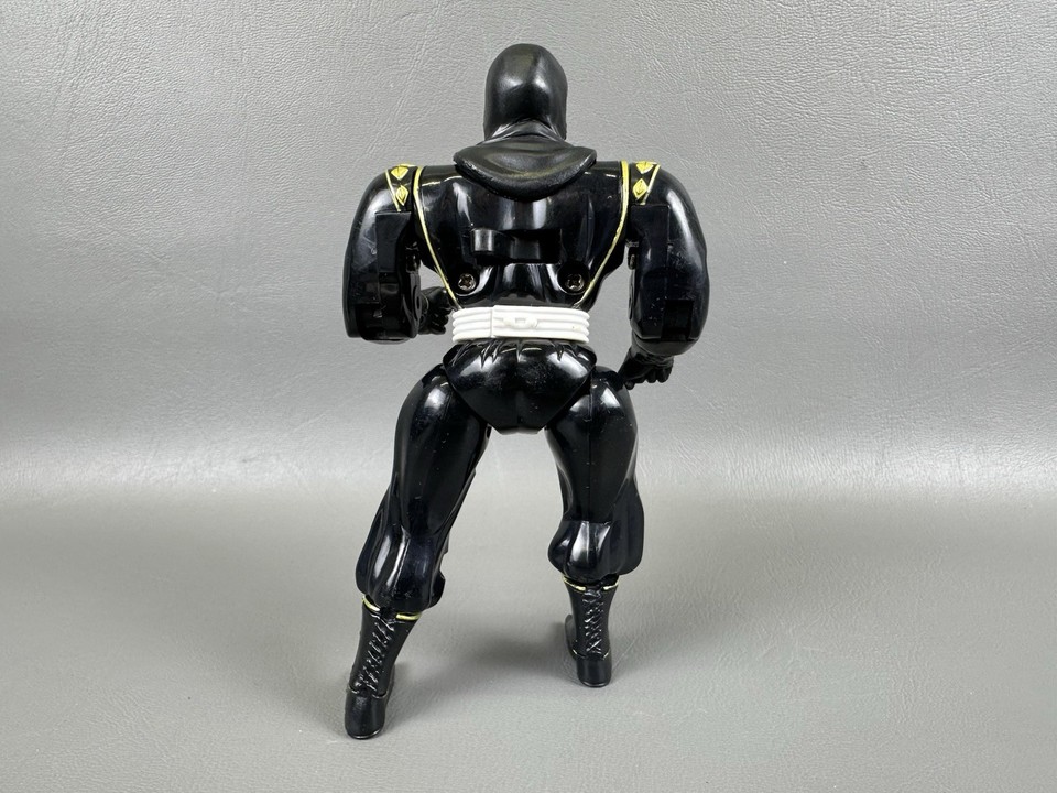 1995 Punching Black Ninja Power Ranger Action Figure MMPR 5.5" - WORKS ...
