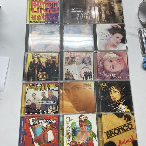Mixed Lot of 15 Spanish Mexican Latin Salsa CDs DJ Mix Hot Sexy Dance Music | eBay