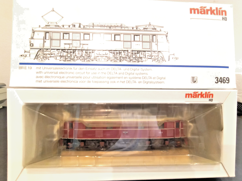 MARKLIN HO 3469 BR E19 12 E-LOK DELTA DIGITAL EXPRESS SERVICE ...