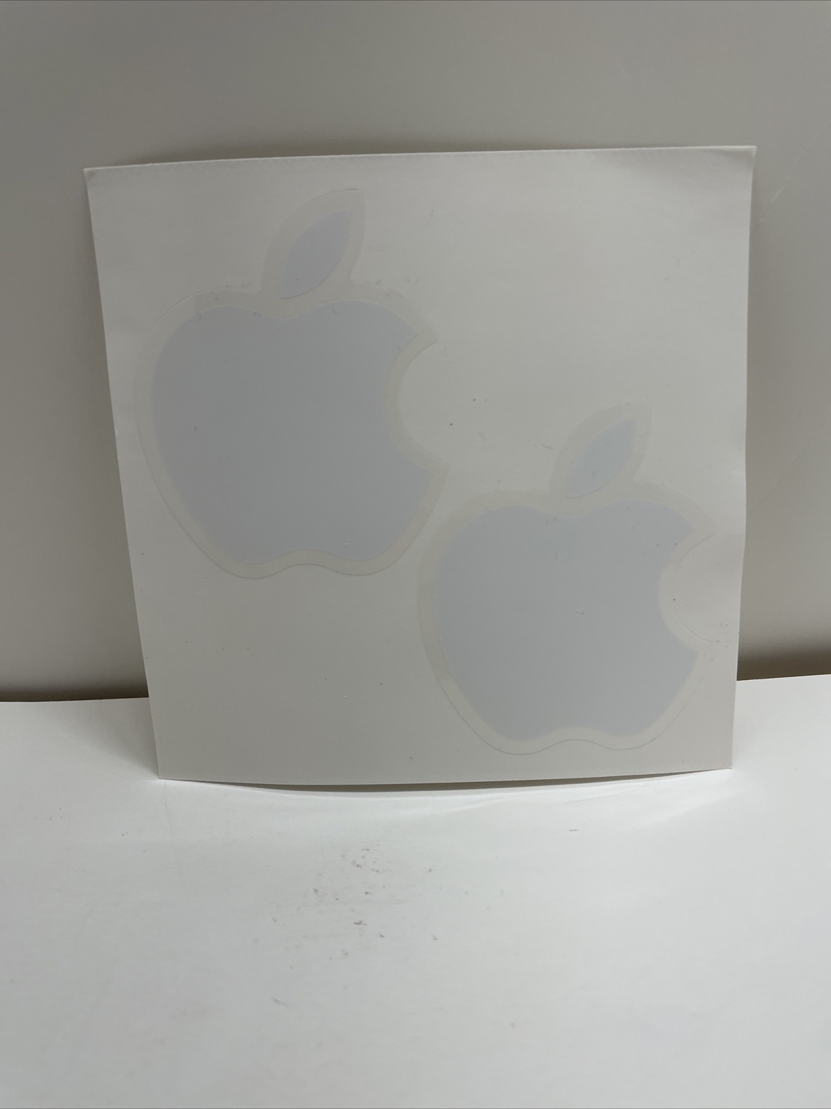 APPLE Logo Decals Genuine OEM iPhone iPad MacBook Pro Authentic White ...