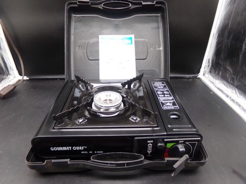 Gourmet Chef Portable Single Butane Gas Stove Camping Tabletop W/Case ...
