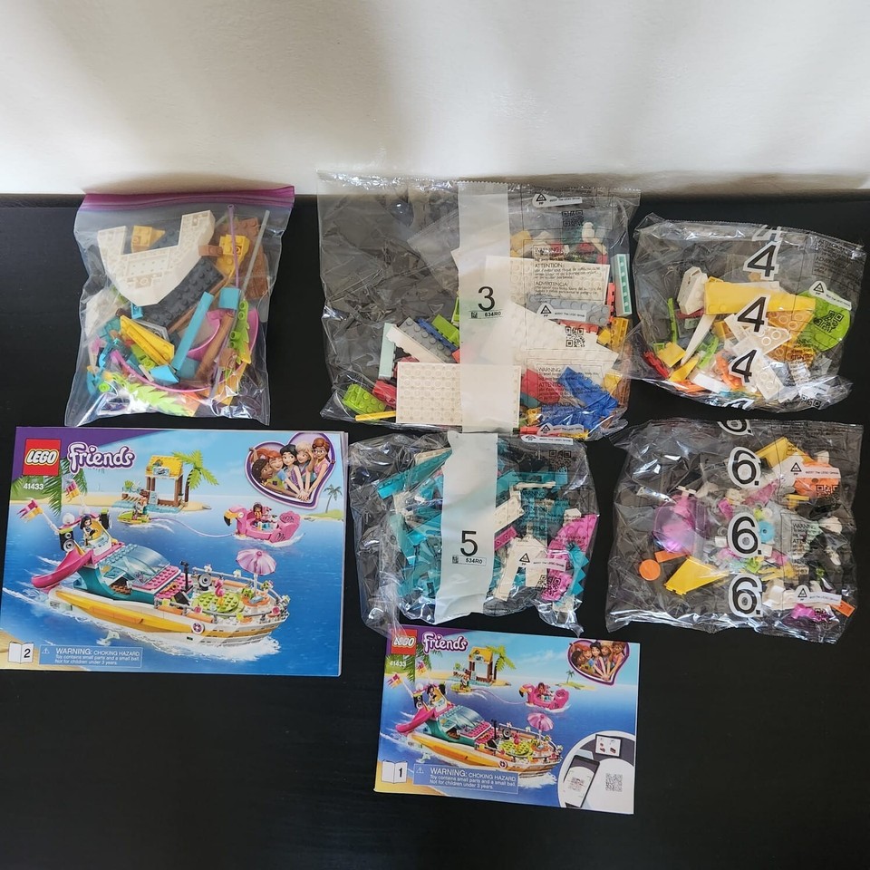 LEGO Friends: Party Boat (41433) Building Kit 640 Pcs Toy Retired Set ...