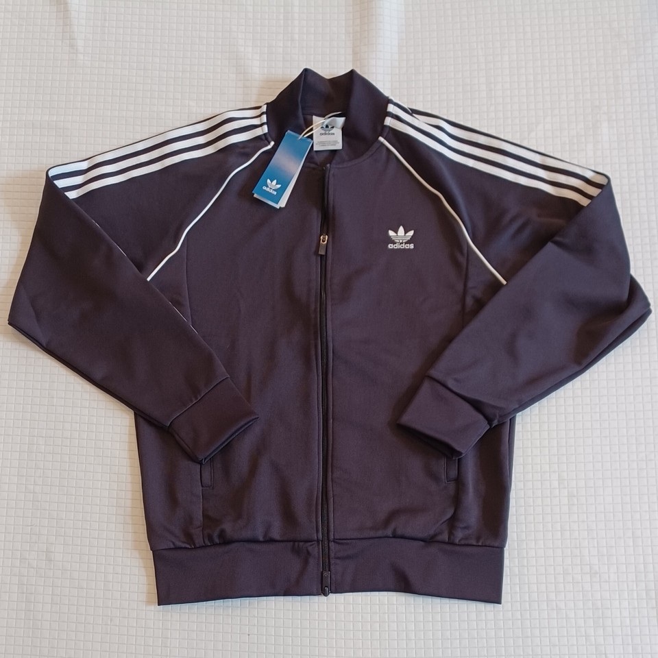 New Adidas Originals Primeblue Superstar Tracksuit~Aurora Black~Men's ...
