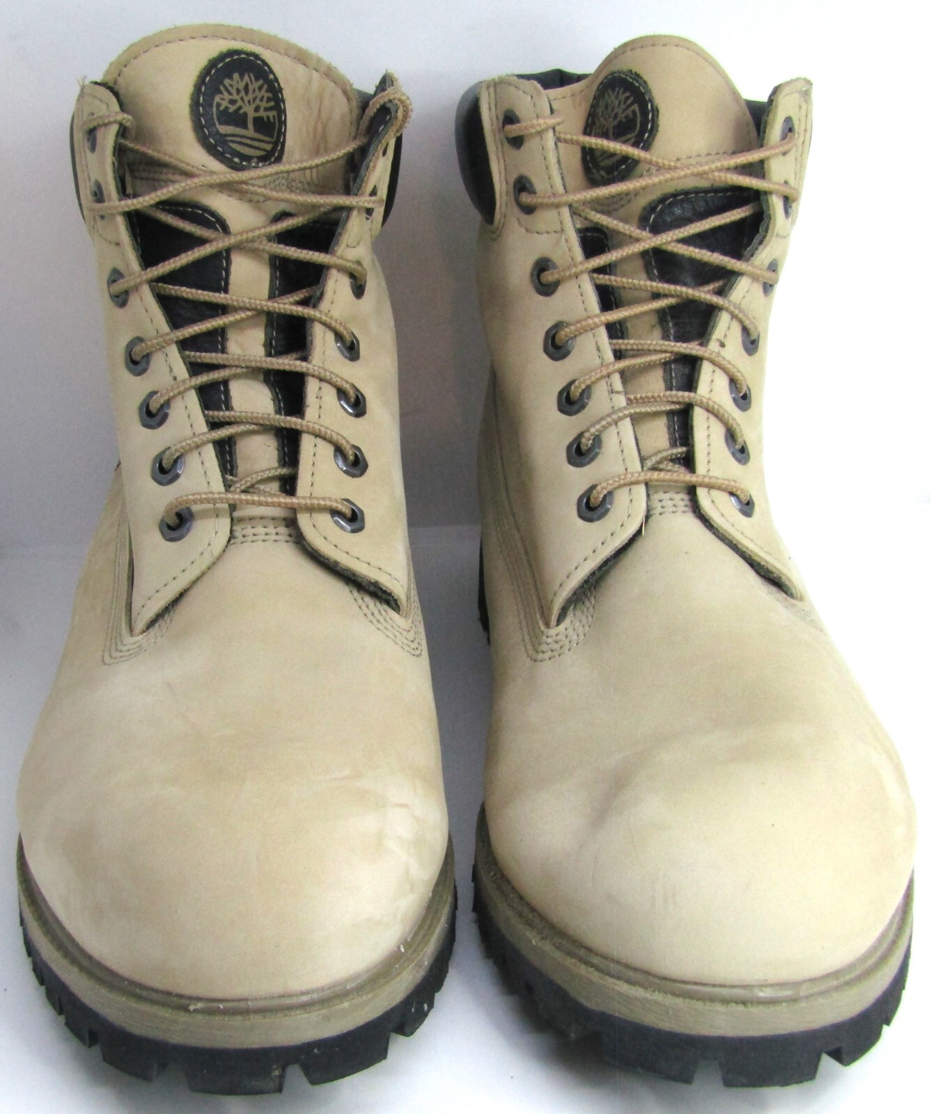 Timberline Low Rise Beige Leather Men's Work Boots Si… - Gem