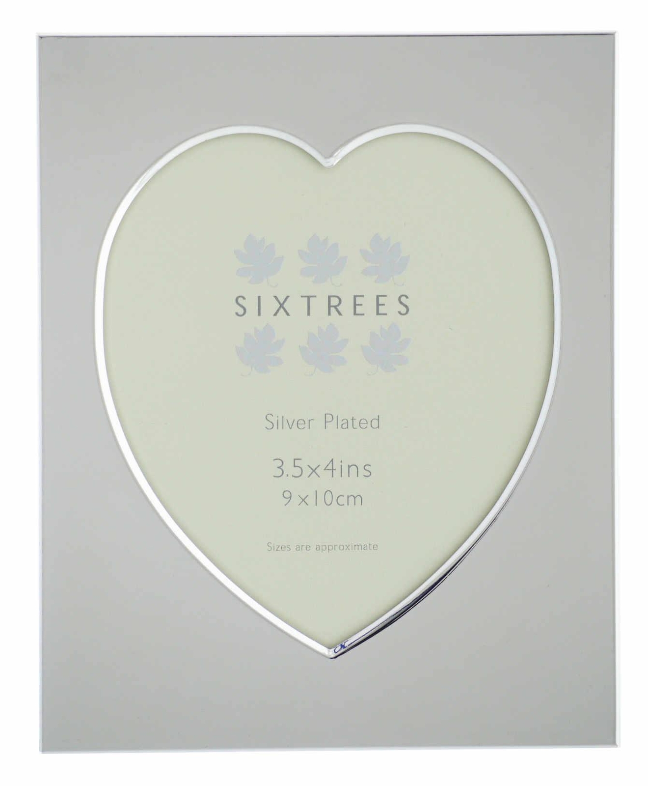 Sixtrees Romeo Heart Shaped silver plated 3.5 x 4 inch photo frame | eBay