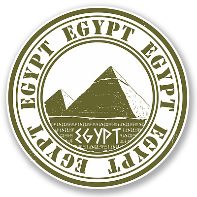 2 x Egypt Vinyl Sticker iPad Laptop Car Travel Luggage Decal Pyramids ...
