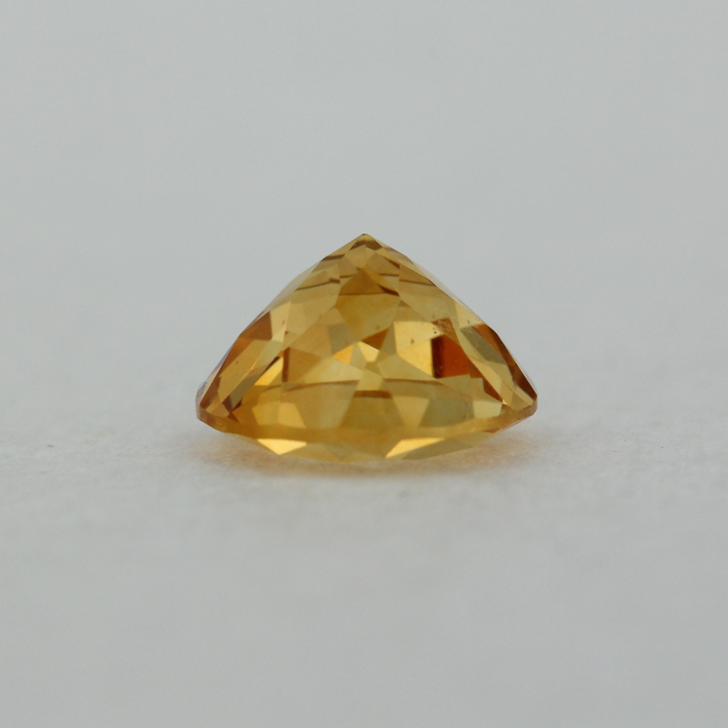 Loose Round Cut Genuine Natural Citrine Stone Single Yellow Birthstone ...