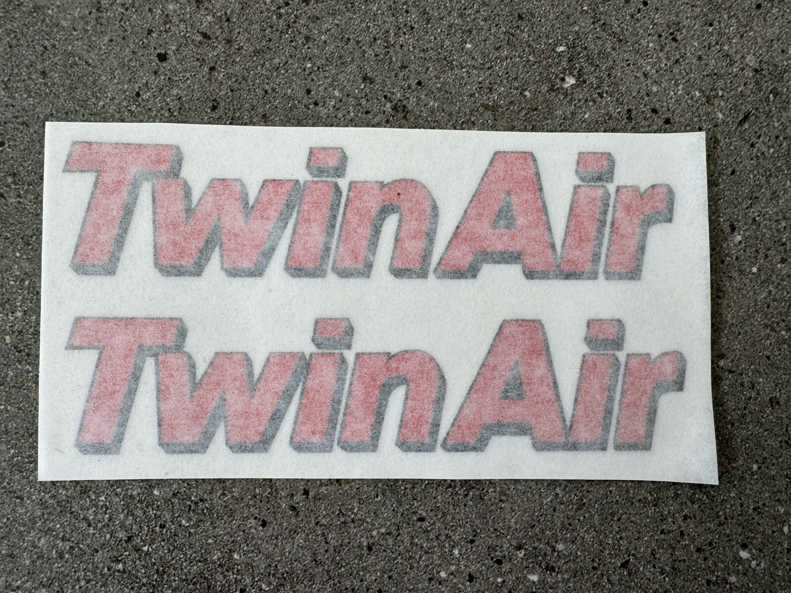 Twin Air VMX Vintage Motocross Sticker Set / Decals (125mm x 27mm) | eBay