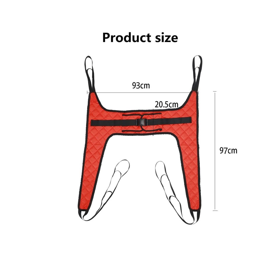 HNYG Hoyer Lift Sling, Medical Patient Lift Slings with Commode Cutout ...