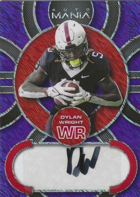 2022 Wildcard Auto Mania Dylan Wright 57/75 Autograph Auto # AM C3 PWE ...