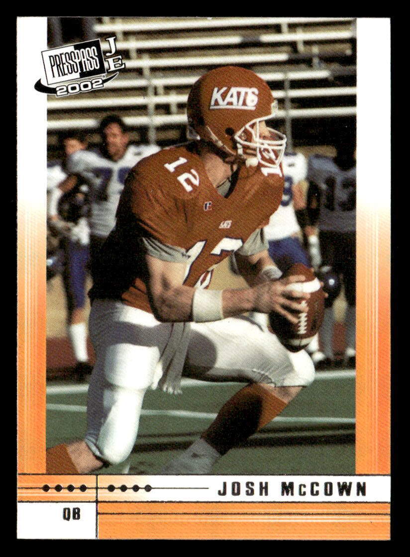 Josh McCown 2002 Press Pass JE Card #33 Sam Houston State Bearkats | eBay