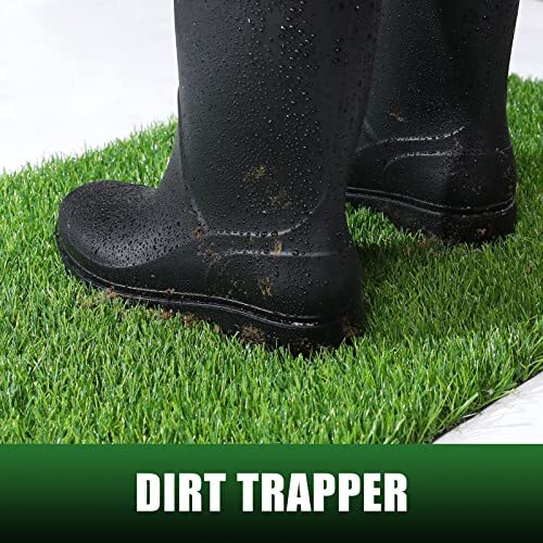 Artificial Grass Door Mat Indoor/Outdoor Rug Green Turf Entryway ...