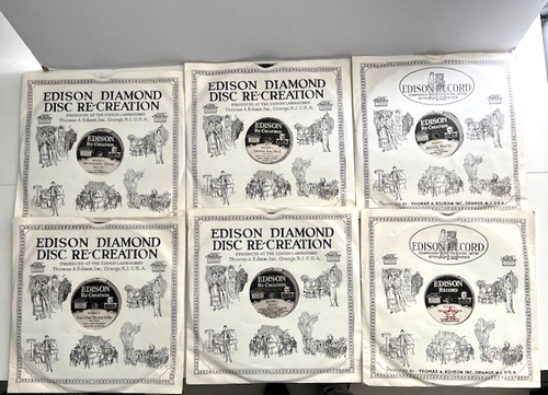 Edison Diamond Disc Re-Creation - Antique 1920's : Lot of 6 in original ...