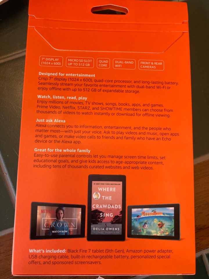 Amazon Fire 7 (9th Generation) 16GB, Wi-Fi, 7in - Black 400063513743| eBay
