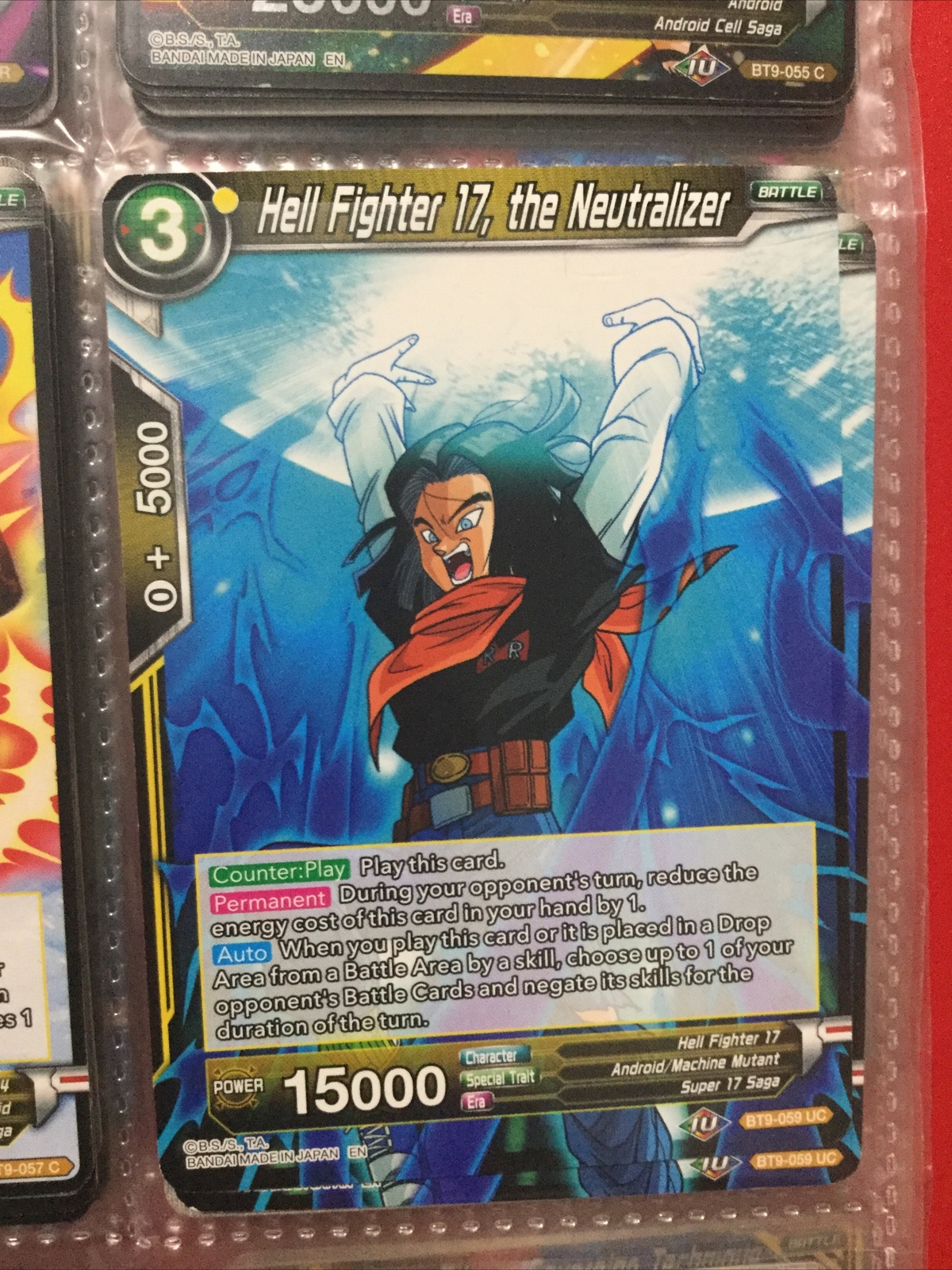 Dragon Ball Super Card Game Hell Fighter 17, the Neutralizer Universal ...
