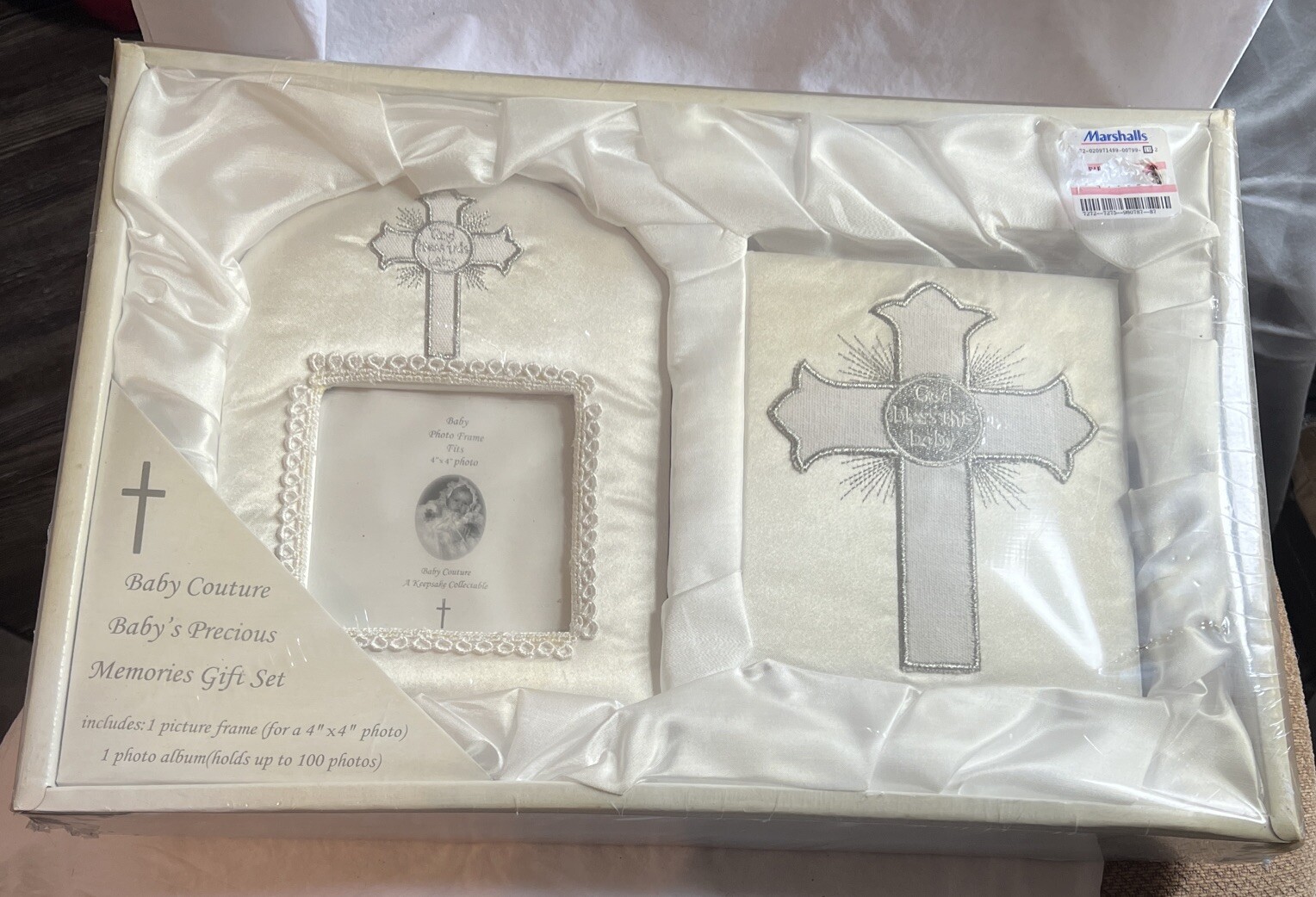 Vintage Baby Couture Yellow Satin Gift Set, Picture Frame 4x4 &Photo ...