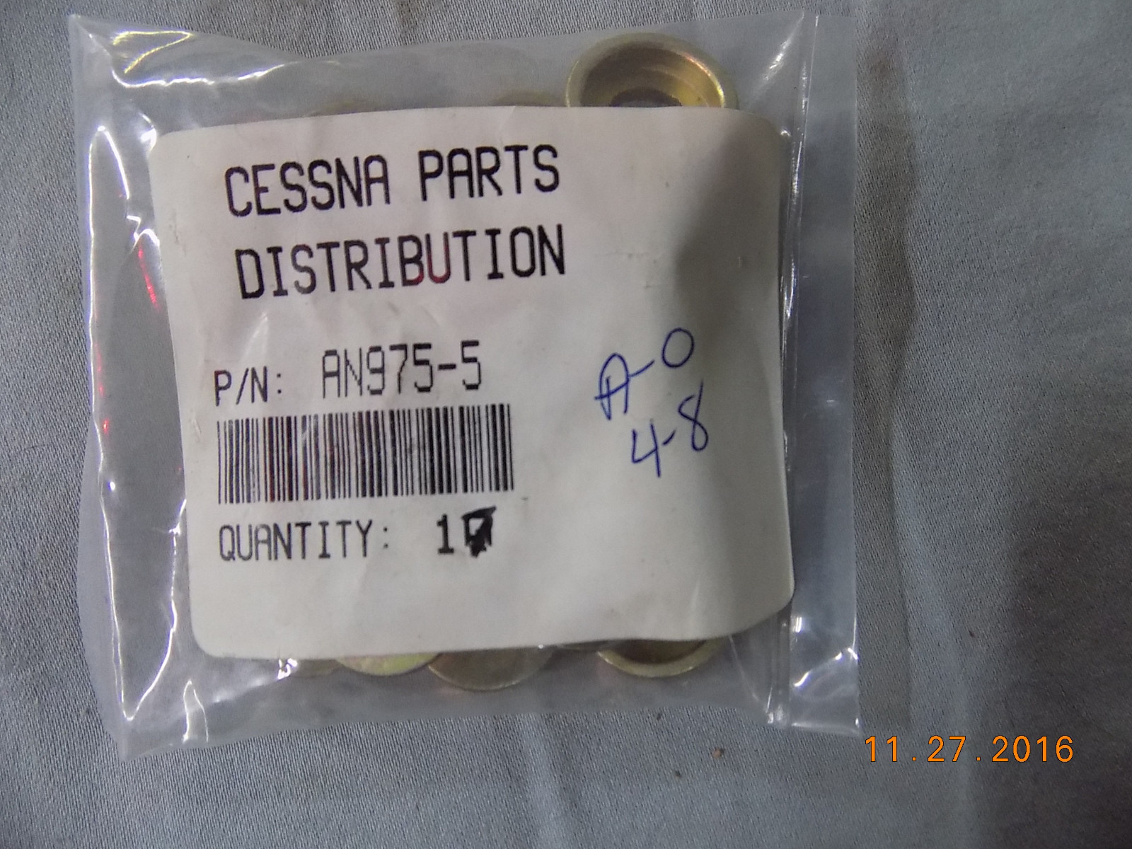 NEW Aeronautical Standard PN#AN975-5 Washer (Sold in a pkg. of 17) | eBay