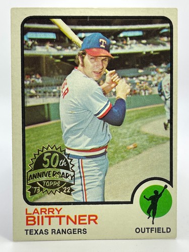 2022 Topps Heritage High LARRY BIITTNER Rangers #249 Buyback 1973 ...