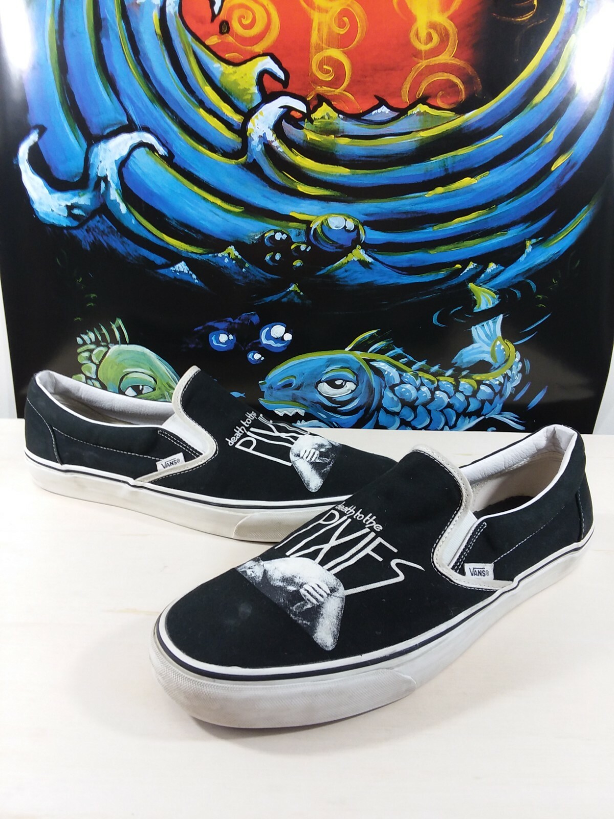 2009 Vans Classic Slip-on X The Pixies "Death To The Pixies" 13 ships ...