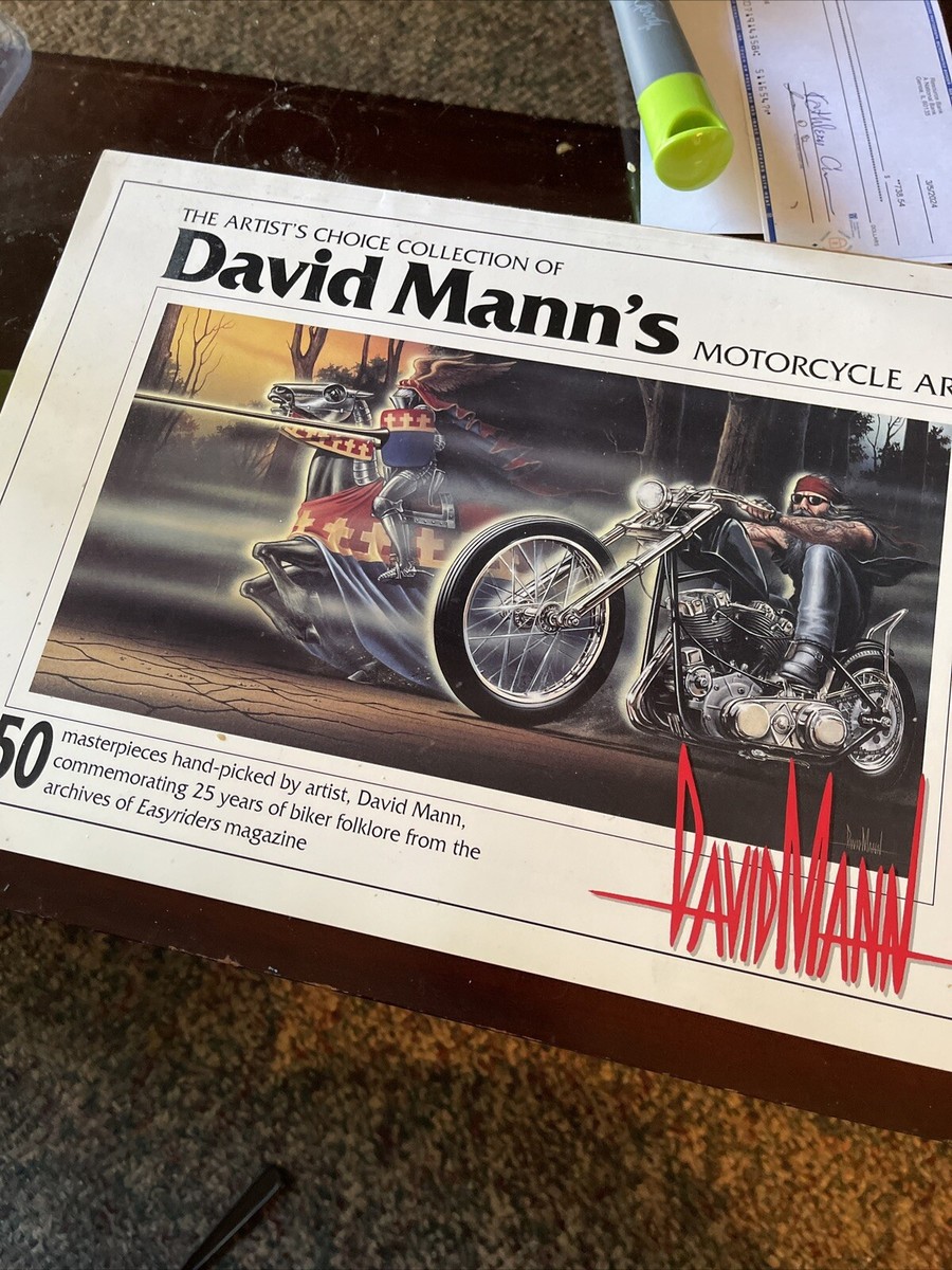 David Mann Motorcycle Art Book Sold At Auction: Signed David Mann