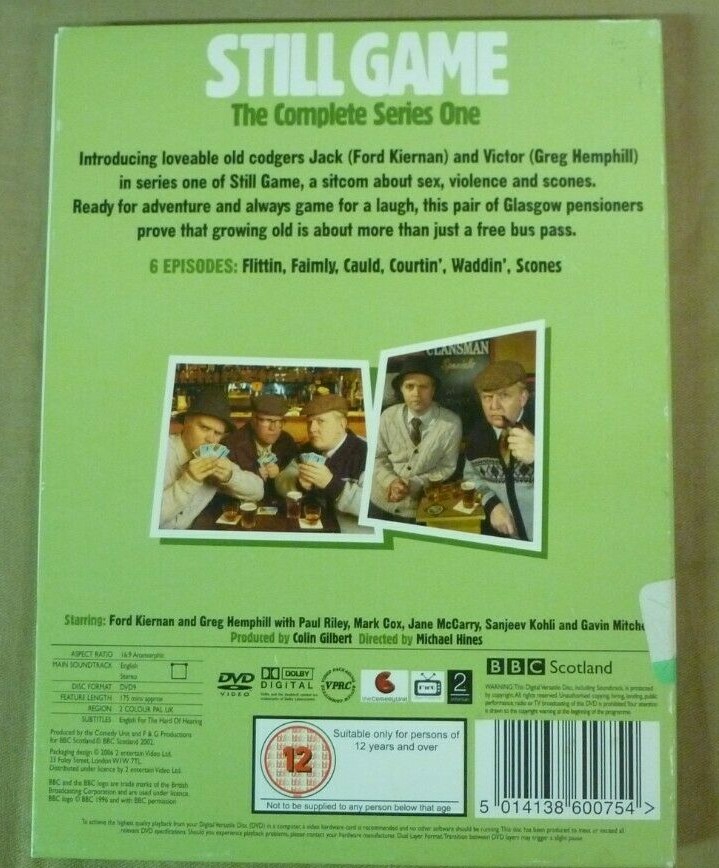 Still Game - Complete Series 1 & 4 PAL Arthouse DVD Kiernan Region 2 ...