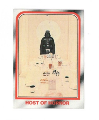 1980 Topps The Empire Strikes Back card #87 Host of Horror Mint Darth ...