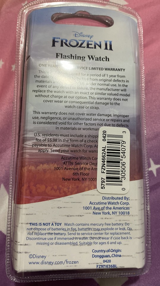 Disney Frozen ll LCD Flashing Watch New | eBay