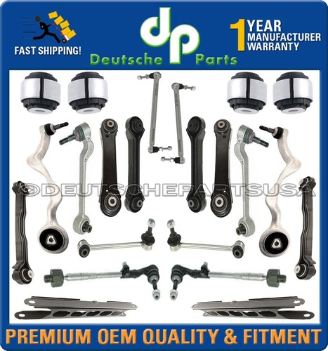 FRONT + REAR CONTROL ARM BALL JOINT SWAY BAR TIE RODS for BMW E90 E91 ...