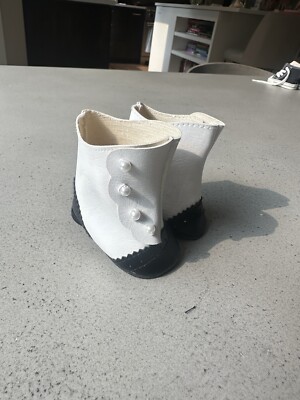 Pleasant Company Samantha High Button Shoes First Version Wood Heels | eBay