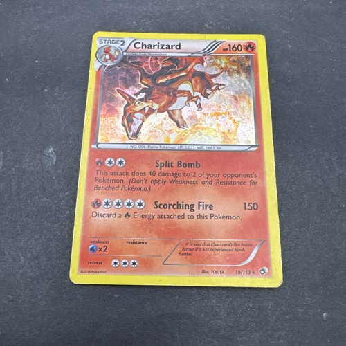 Charizard 19/113 2013 Pokemon Legendary Treasures Cosmos Holo HP Card ...